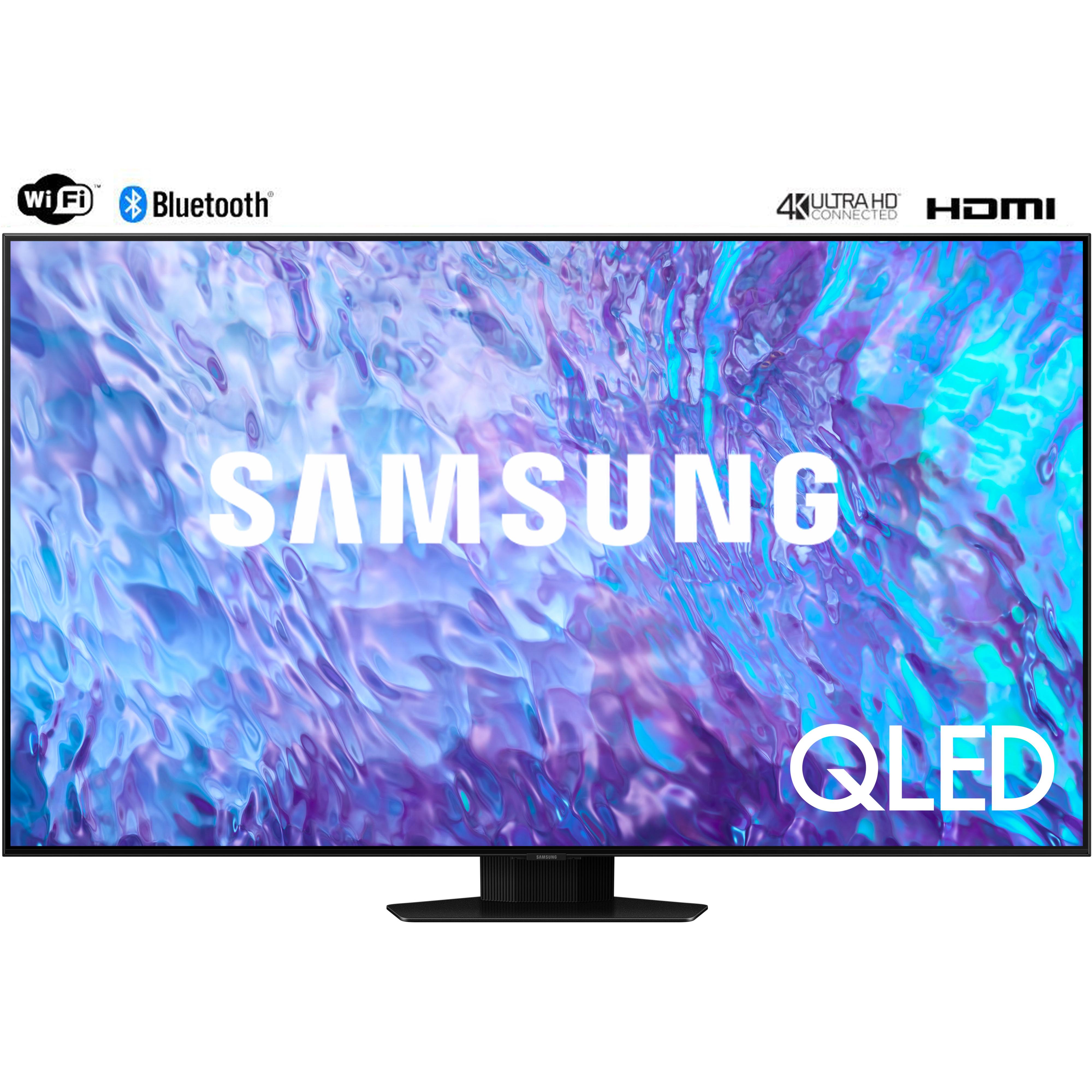 Samsung 75-inch QLED 4K Smart TV QN75Q80CAFXZA (Open Box)
